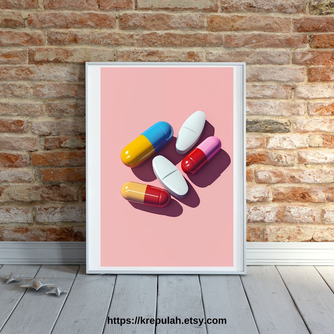 Pharmacy Wall Art Downloadable Print, 24x36 High-quality Pharmacy Life ...
