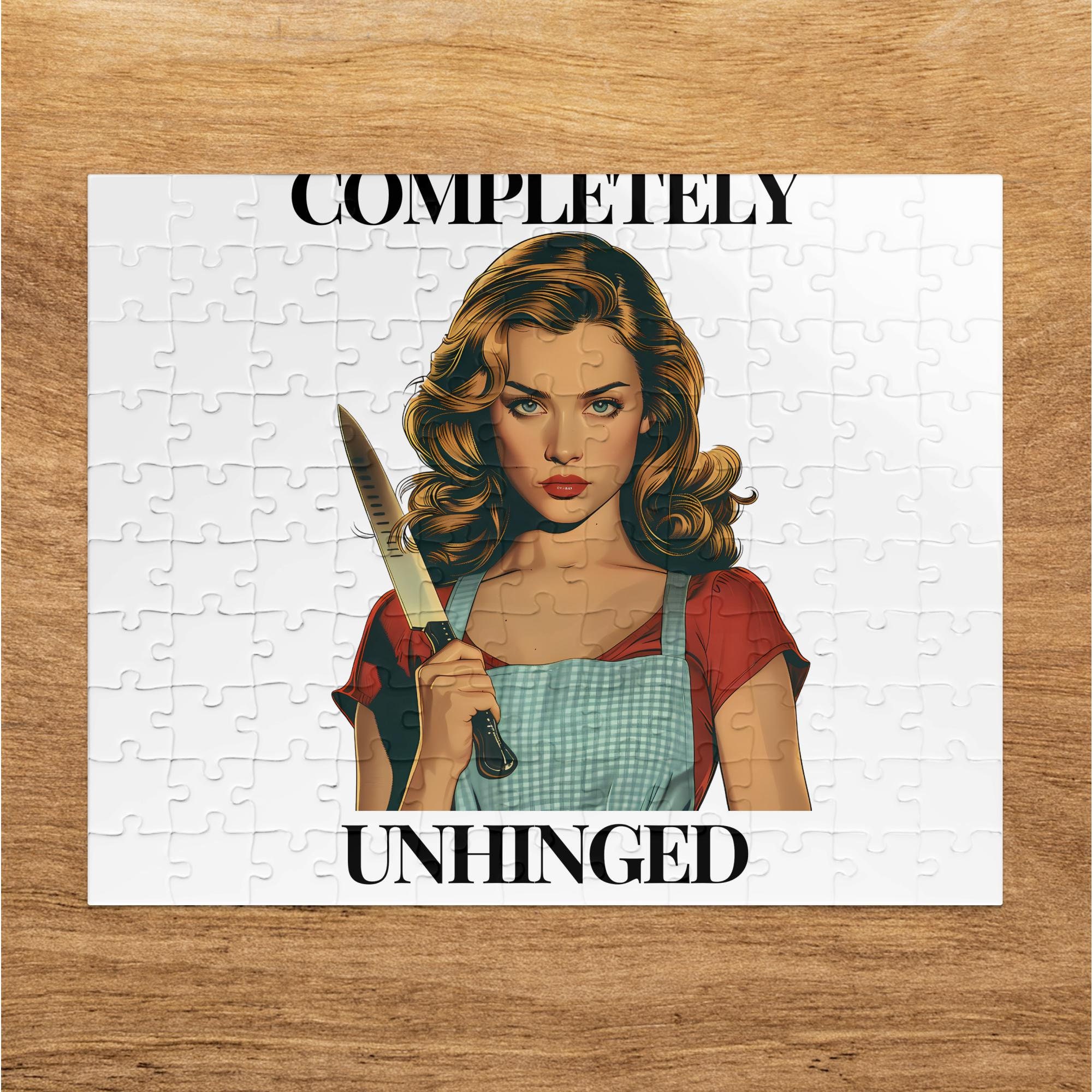 Completely Unhinged Funny Quote PNG File for Instant Download, Perfect ...