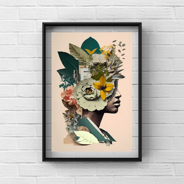 Collage Art Print - Etsy