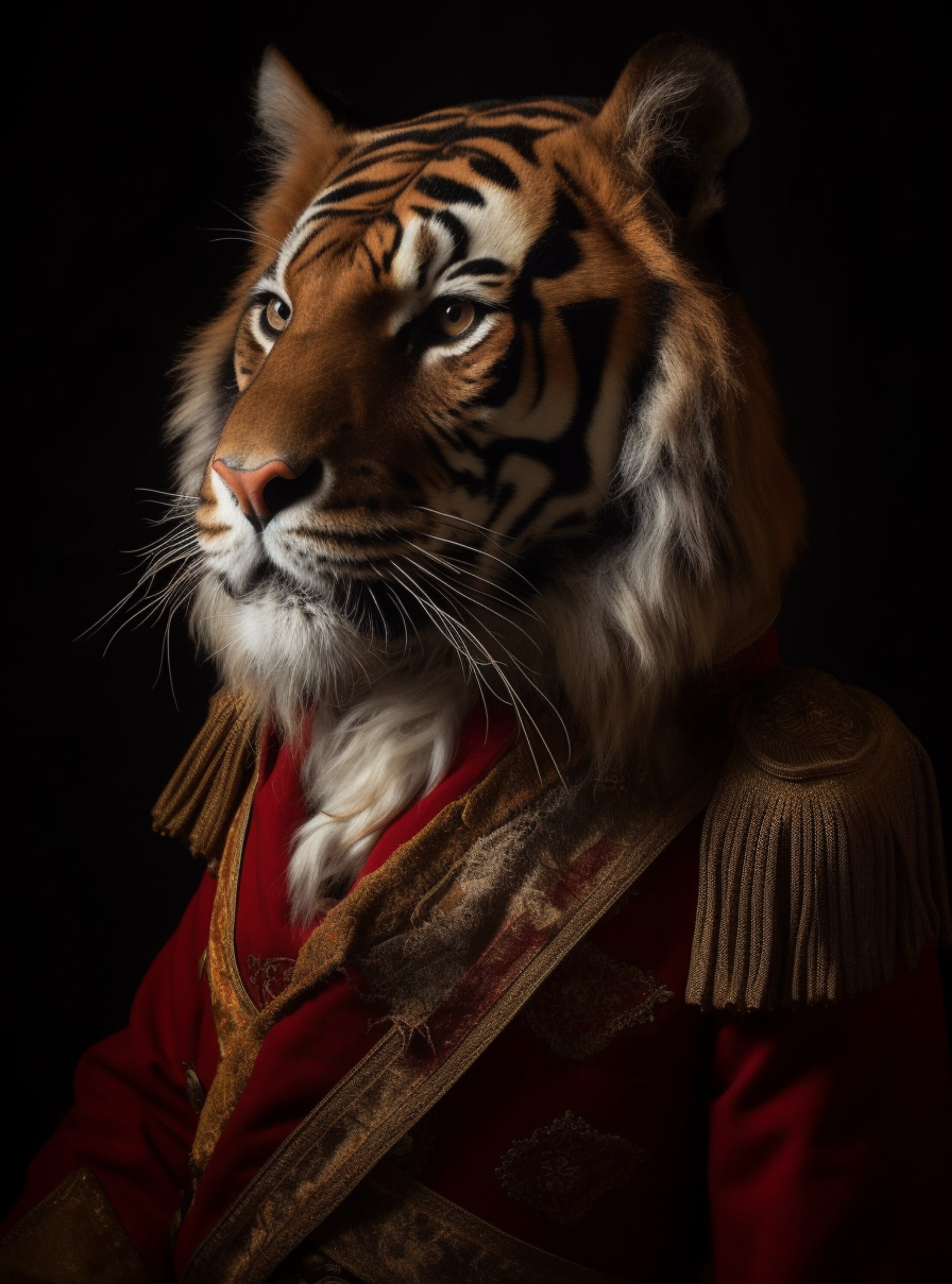 15 Printable Images of Royal Pet Portraits/ Animals Dressed in Royal ...