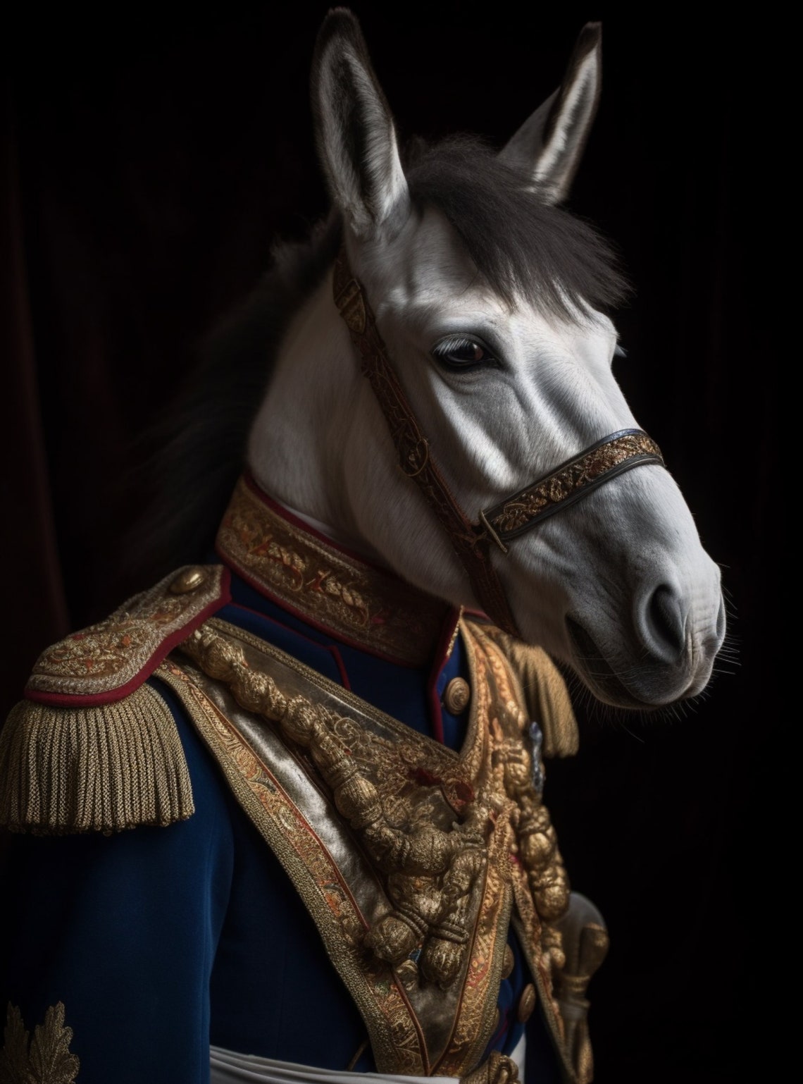 15 Printable Images of Royal Pet Portraits/ Animals Dressed in - Etsy