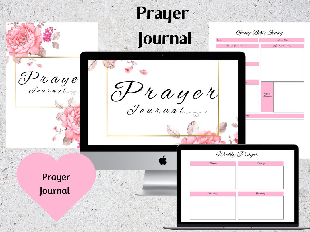 Editable Printable Prayer Journal/planner Flowers Version - Etsy