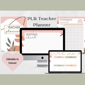 Editable Boho Teacher Planner - Etsy