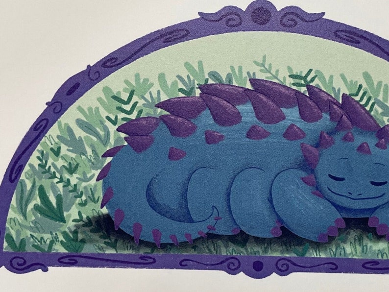 Dungeons and Dragons Basilisk Art Print Cute D&D - Etsy