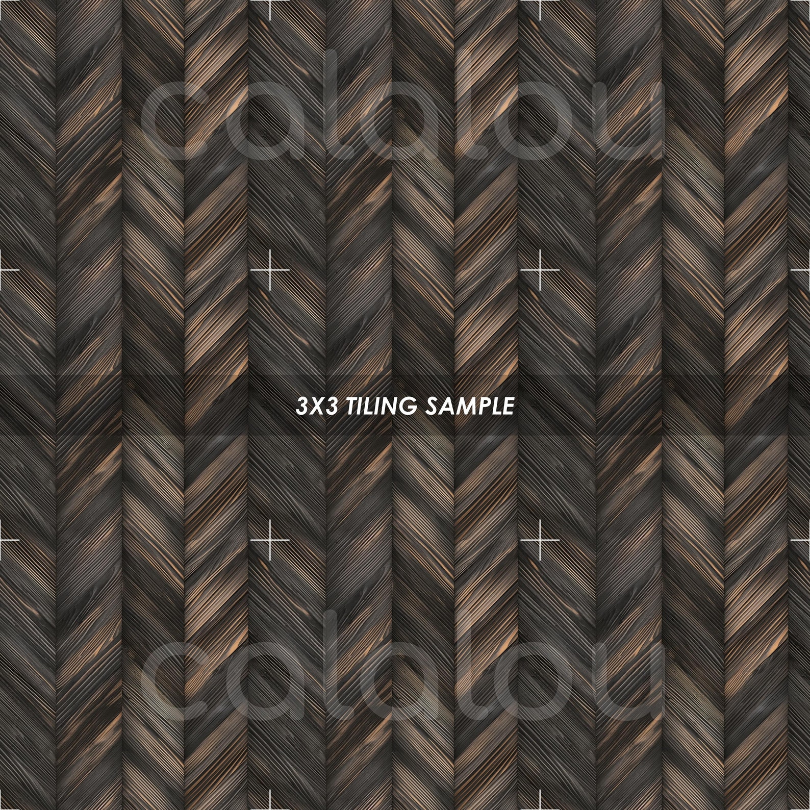 Shou Sugi Ban Chevron Pattern Wood Planks, 2 Pack, Digital Texture ...