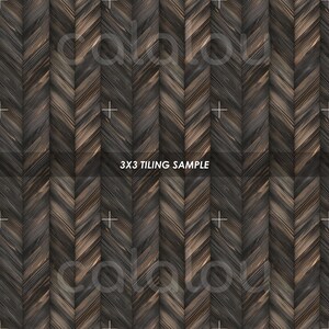 Shou Sugi Ban Chevron Pattern Wood Planks, 2 Pack, Digital Texture ...