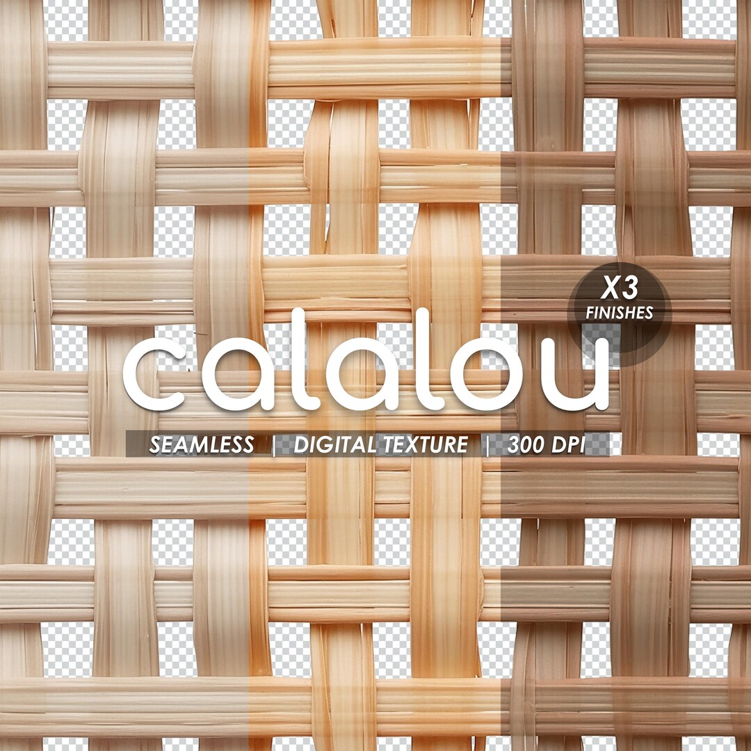 Natural Rattan Cane Webbing, 3 Finishes, Digital Texture/paper ...