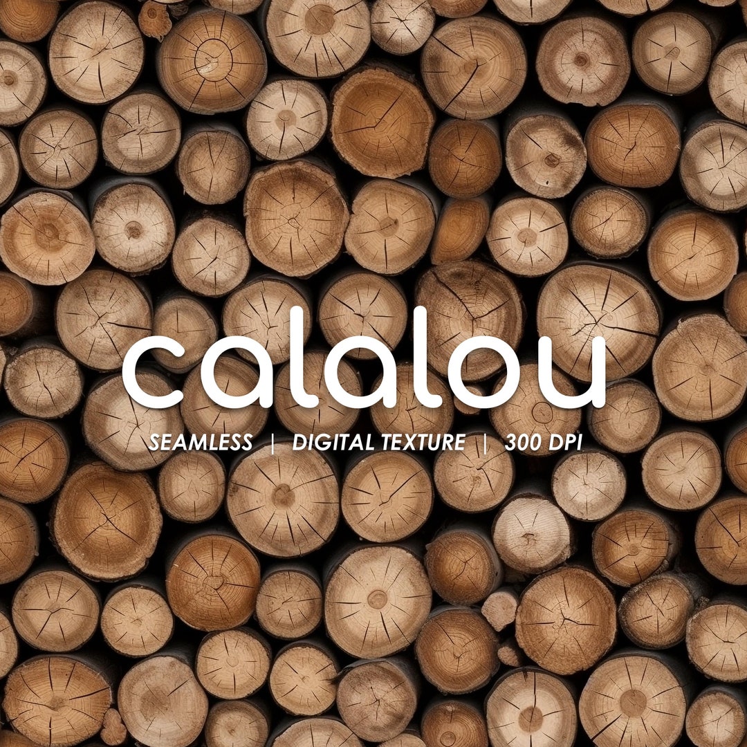 Cut Wood Log, Digital Texture/paper, Tileable Image With Seamless ...