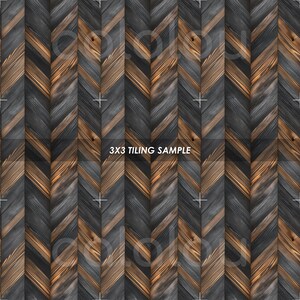 Shou Sugi Ban Chevron Pattern Wood Planks, 2 Pack, Digital Texture ...