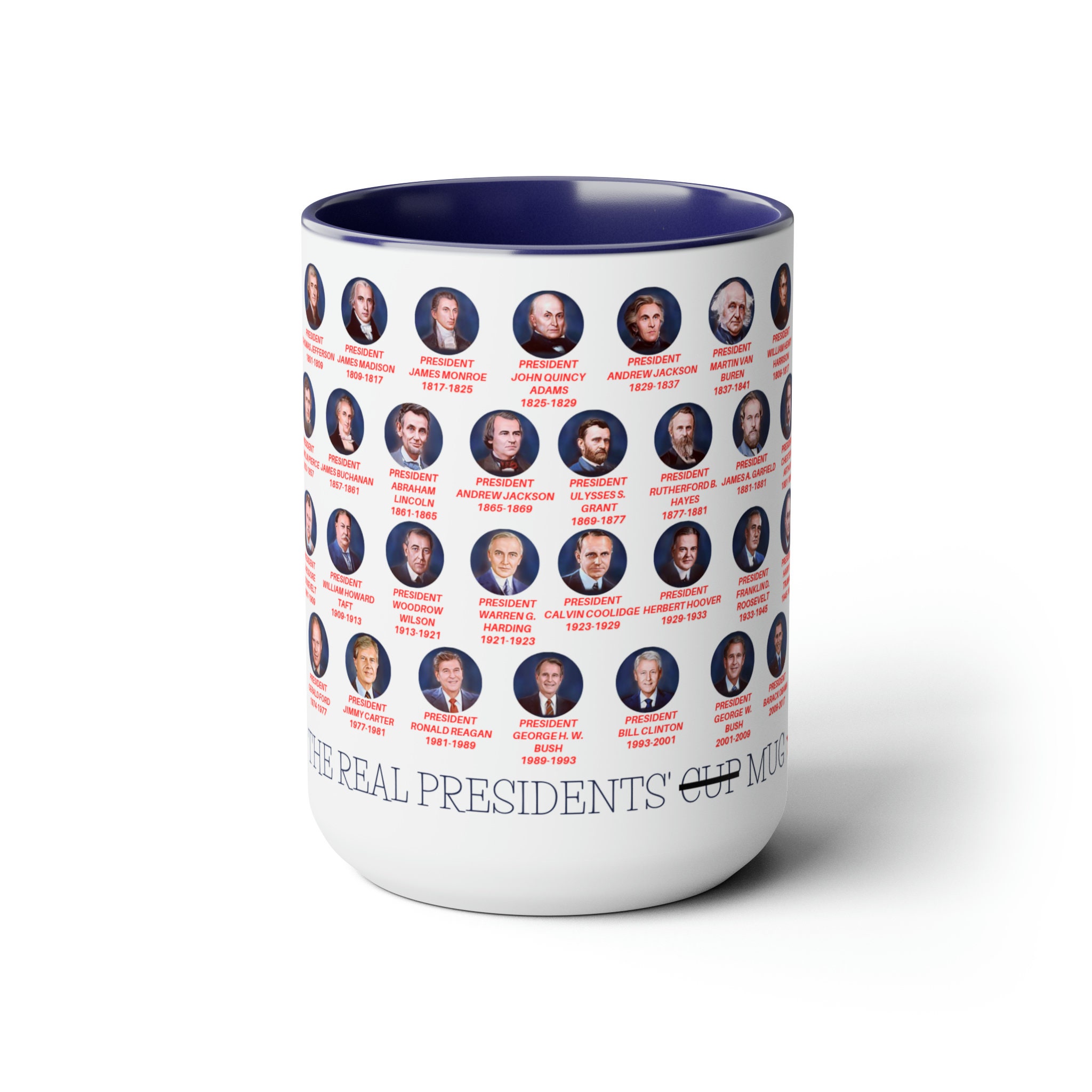 Presidents Mug, All Presidents of USA, Patriot, Gift for Historian ...