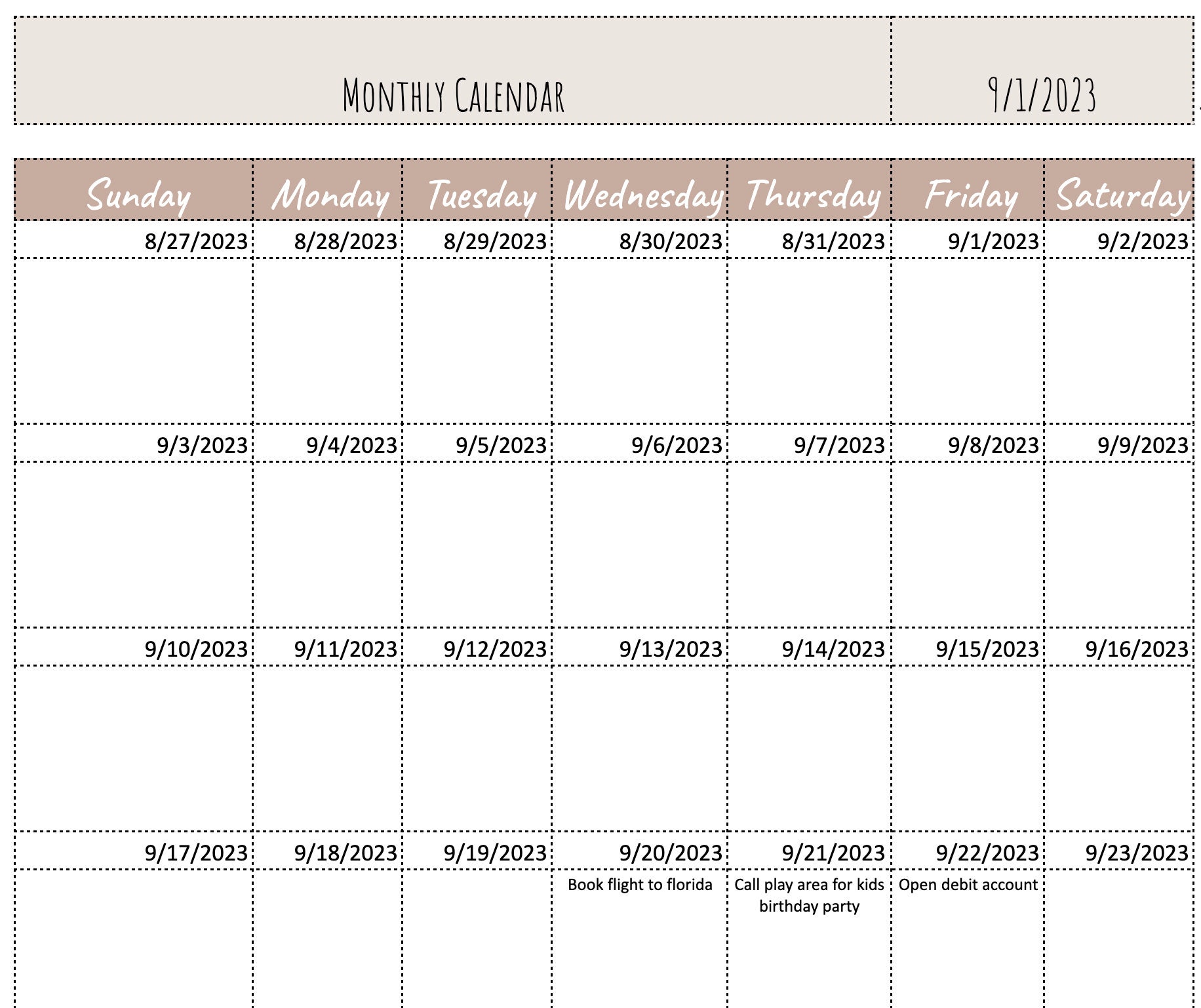 Monthly Task Planner To-do List for Googlesheets (INSTANT DOWNLOAD) - Etsy