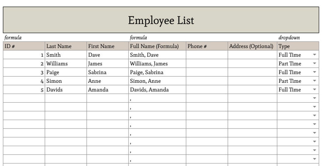 Employee Team Time Sheet, Employee Work Schedule, Staff Planner ...