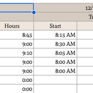 Employee Team Time Sheet, Employee Work Schedule, Staff Planner ...