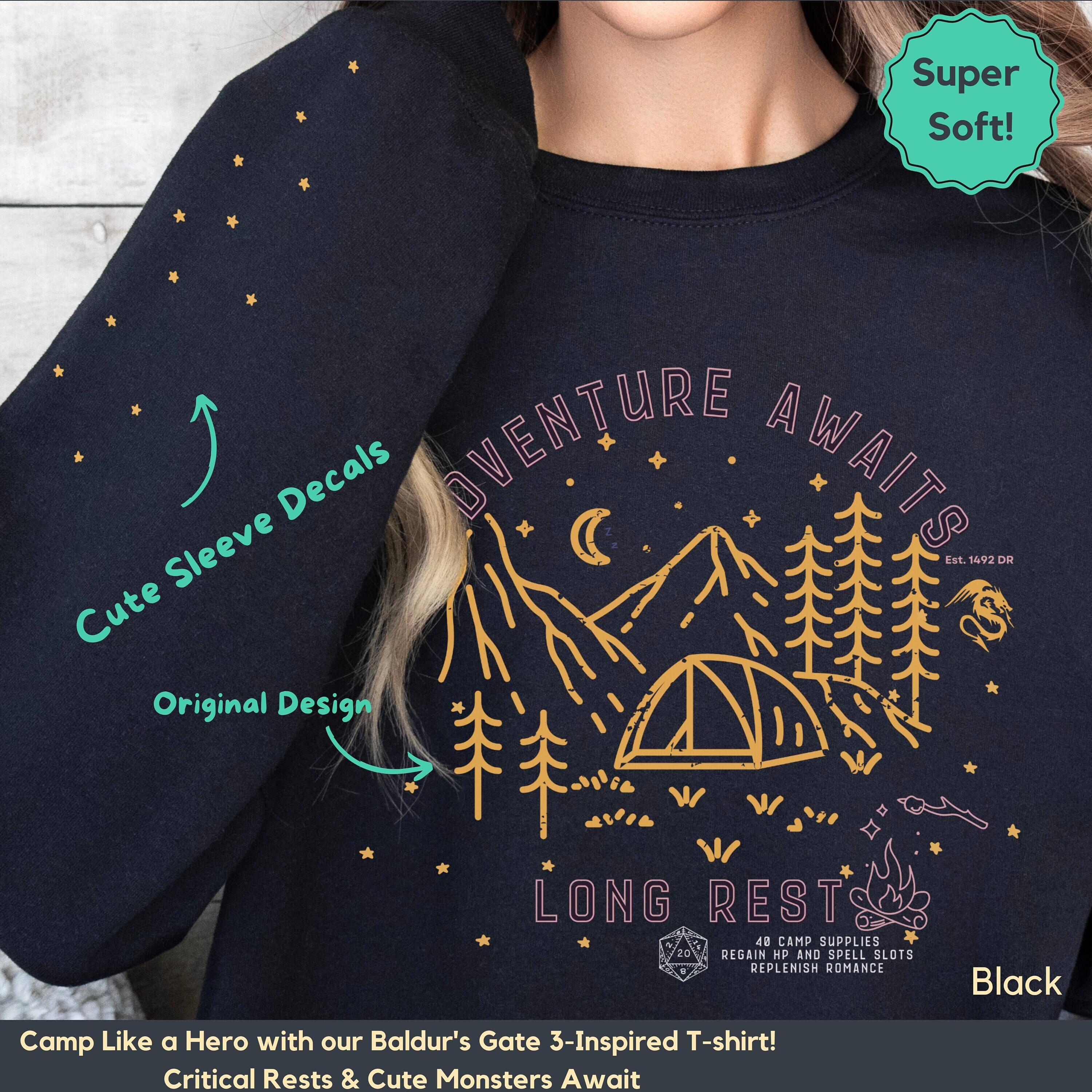 Baldurs Gate 3 Merch Baldur's Gate Sweatshirt Merch Gamer Shirt for Men ...