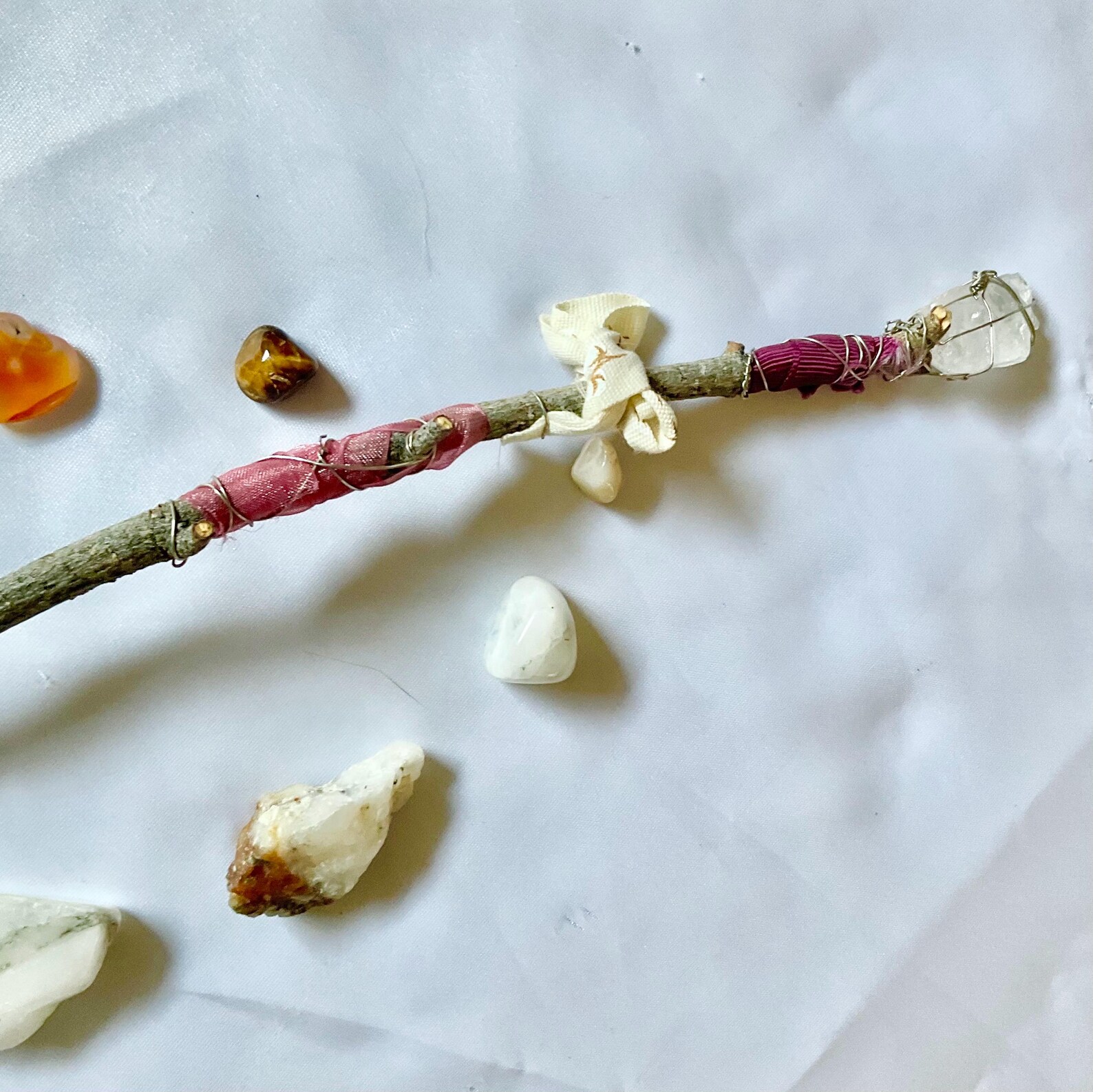 Audrey | Handmade Fall-themed Wand | Magic Fairy Witch Wand - Etsy