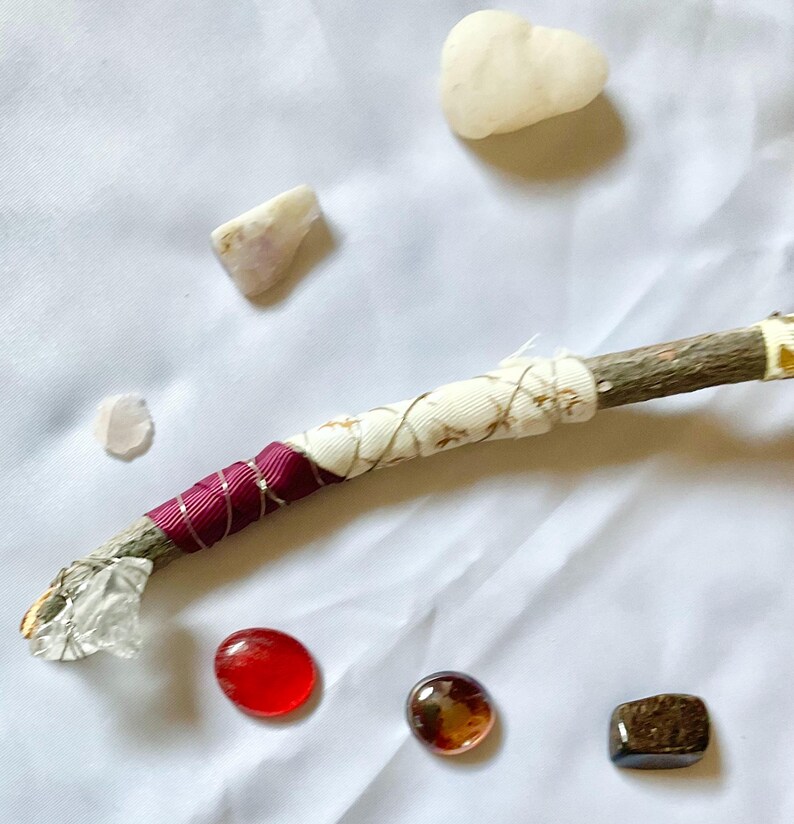 Audrey | Handmade Fall-themed Wand | Magic Fairy Witch Wand - Etsy