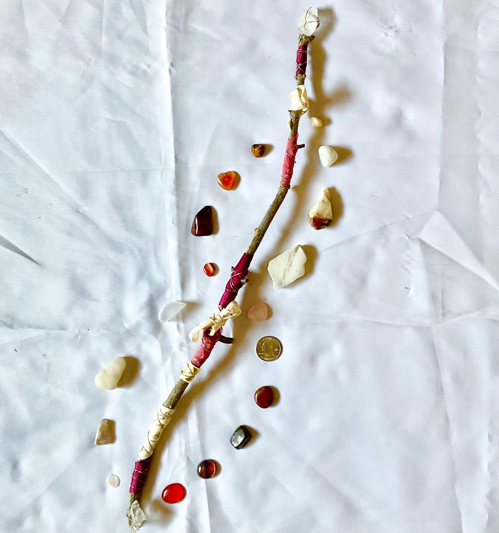 Audrey | Handmade Fall-themed Wand | Magic Fairy Witch Wand - Etsy