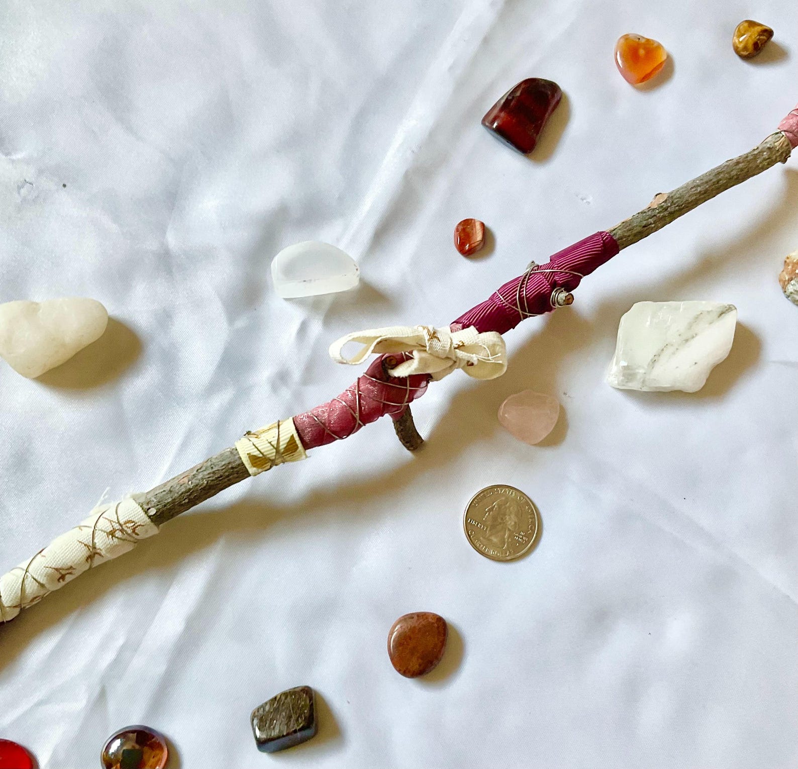 Audrey | Handmade Fall-themed Wand | Magic Fairy Witch Wand - Etsy