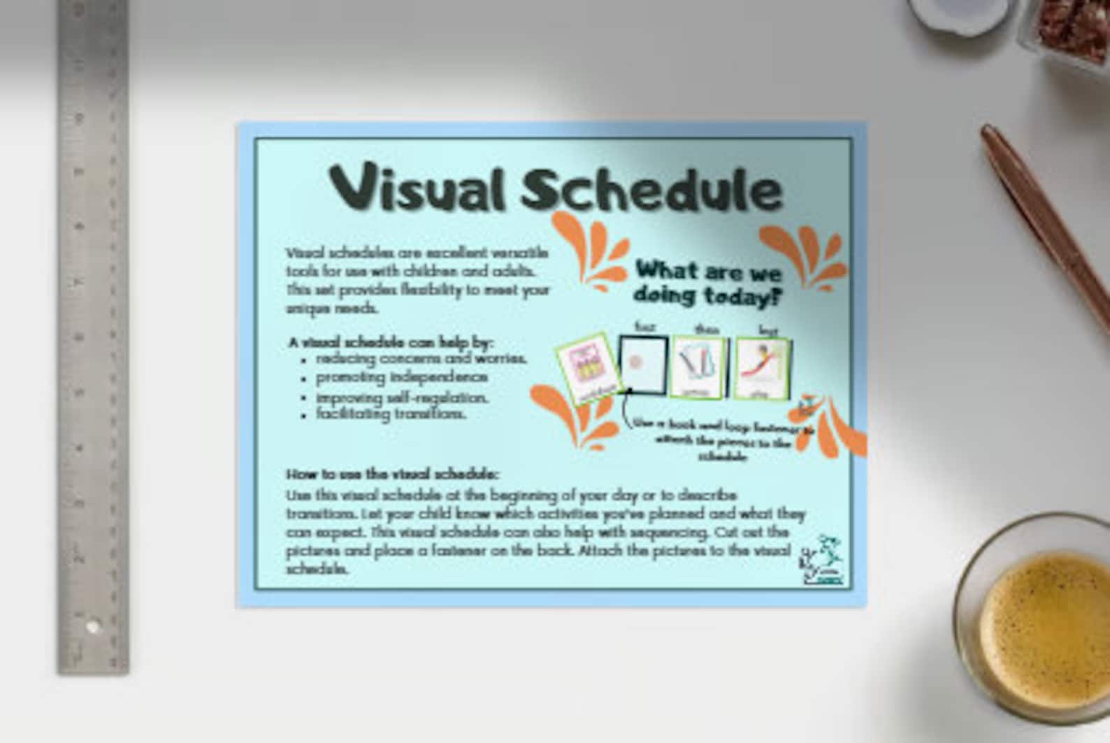 Editable Kids Daily Routine Cards Daily Visual Schedule Daily Rhythm ...