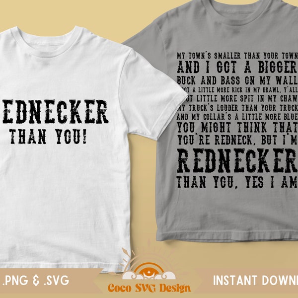 Rednecker Than You Svg - Etsy Australia