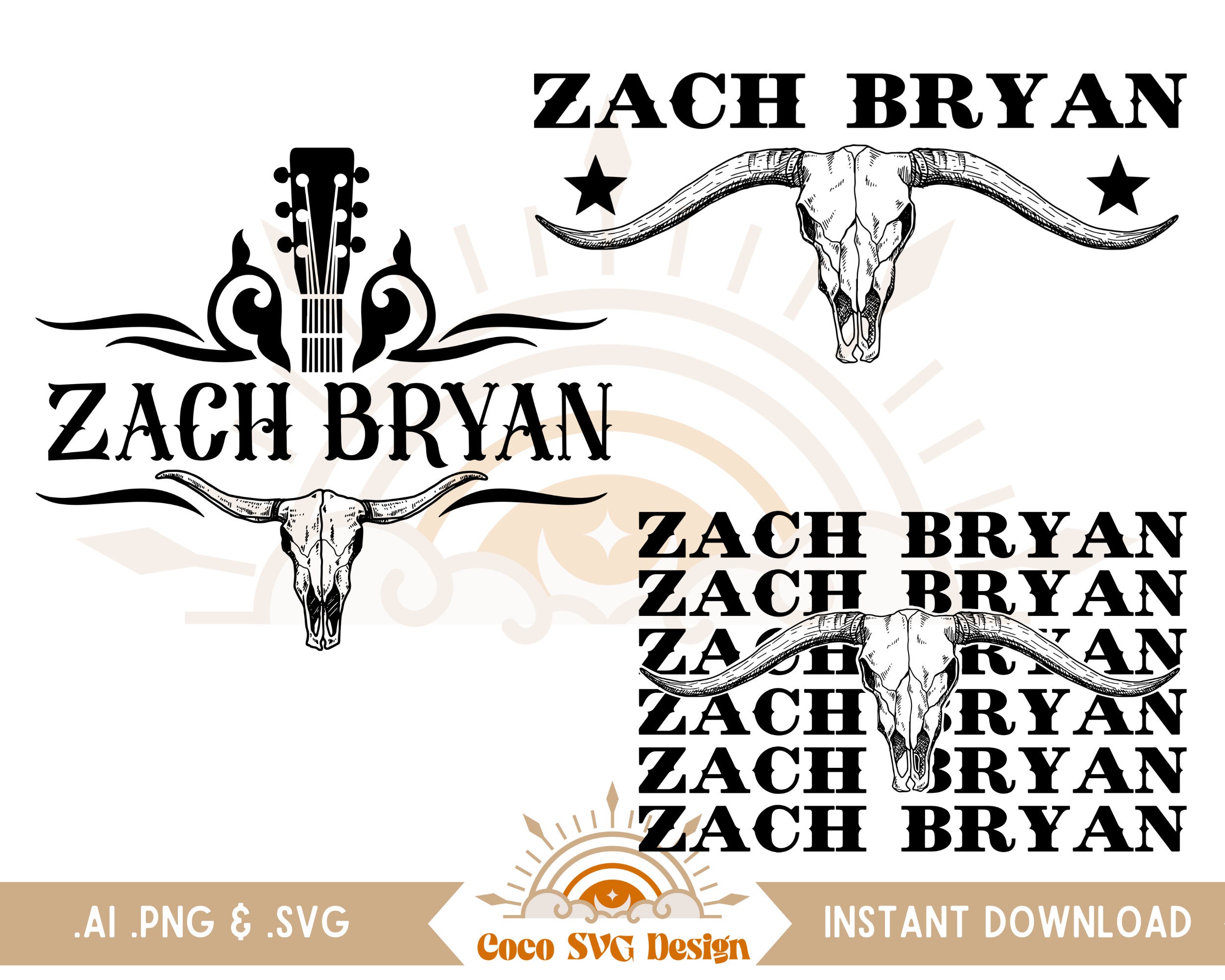 Zach Bryan Png Zach Bryan Svg Country Music Wester Png - Etsy Ireland