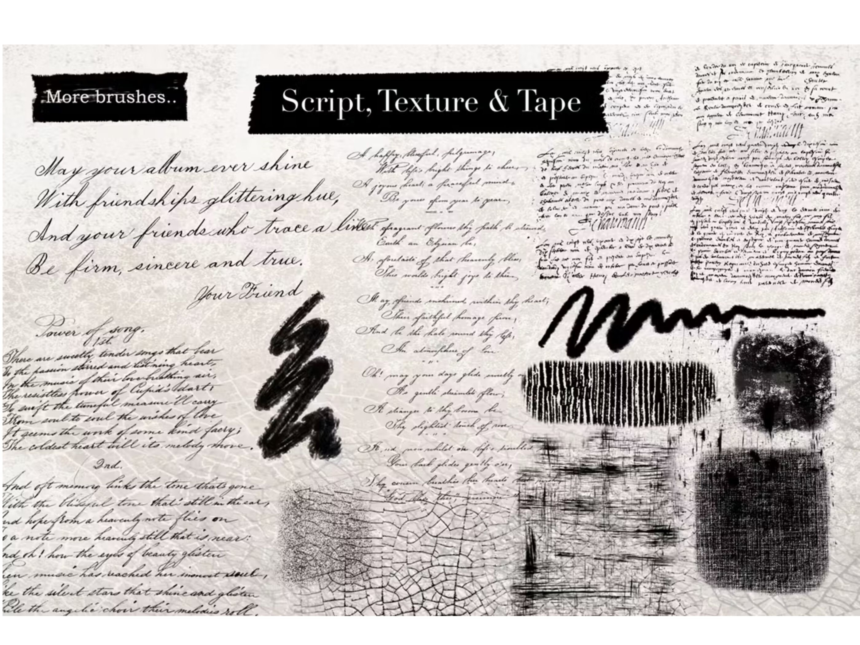 Vintage Steampunk Horror Gothic Procreate Brushes Magicka - Etsy