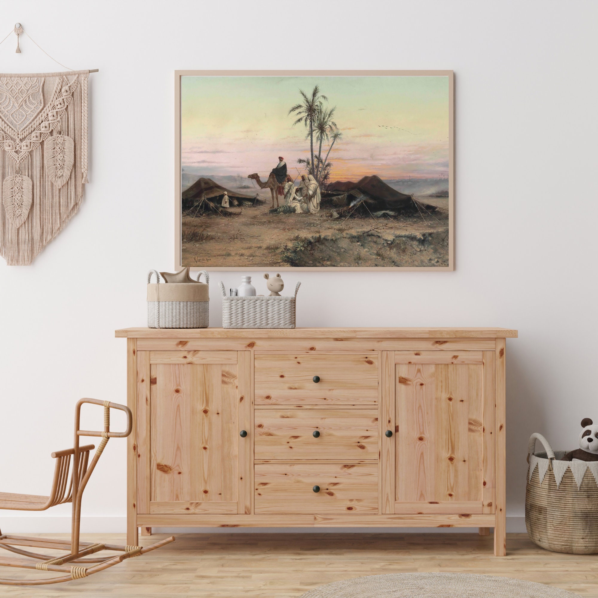 Middle Eastern Art | Arab Art | Bedouin Art | Arab Painting - Etsy