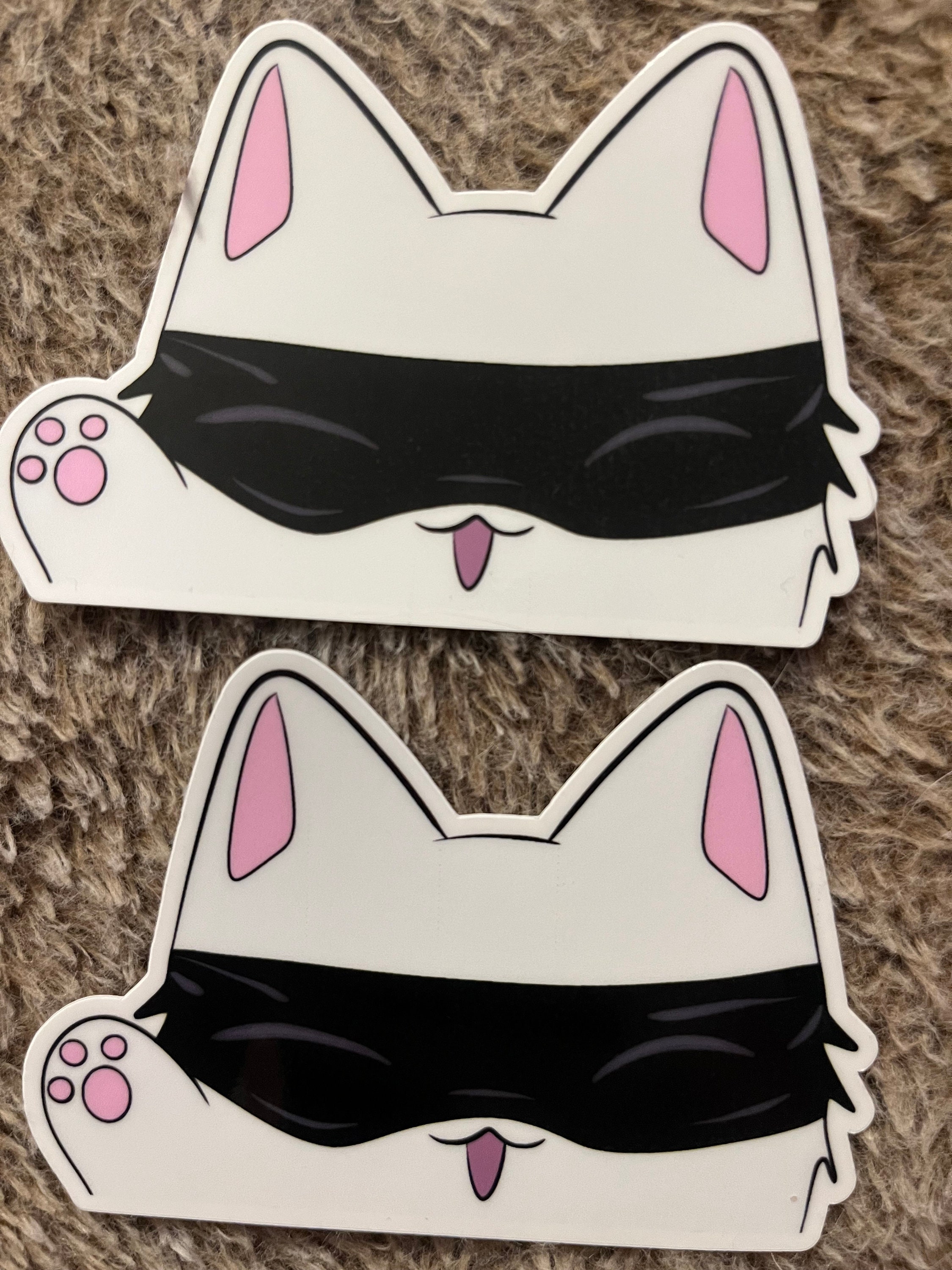 Jujutsu Kaisen Cat Sticker Pack - Etsy