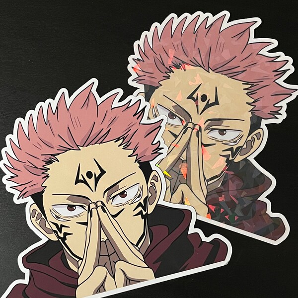 Sukuna Decal Car - Etsy