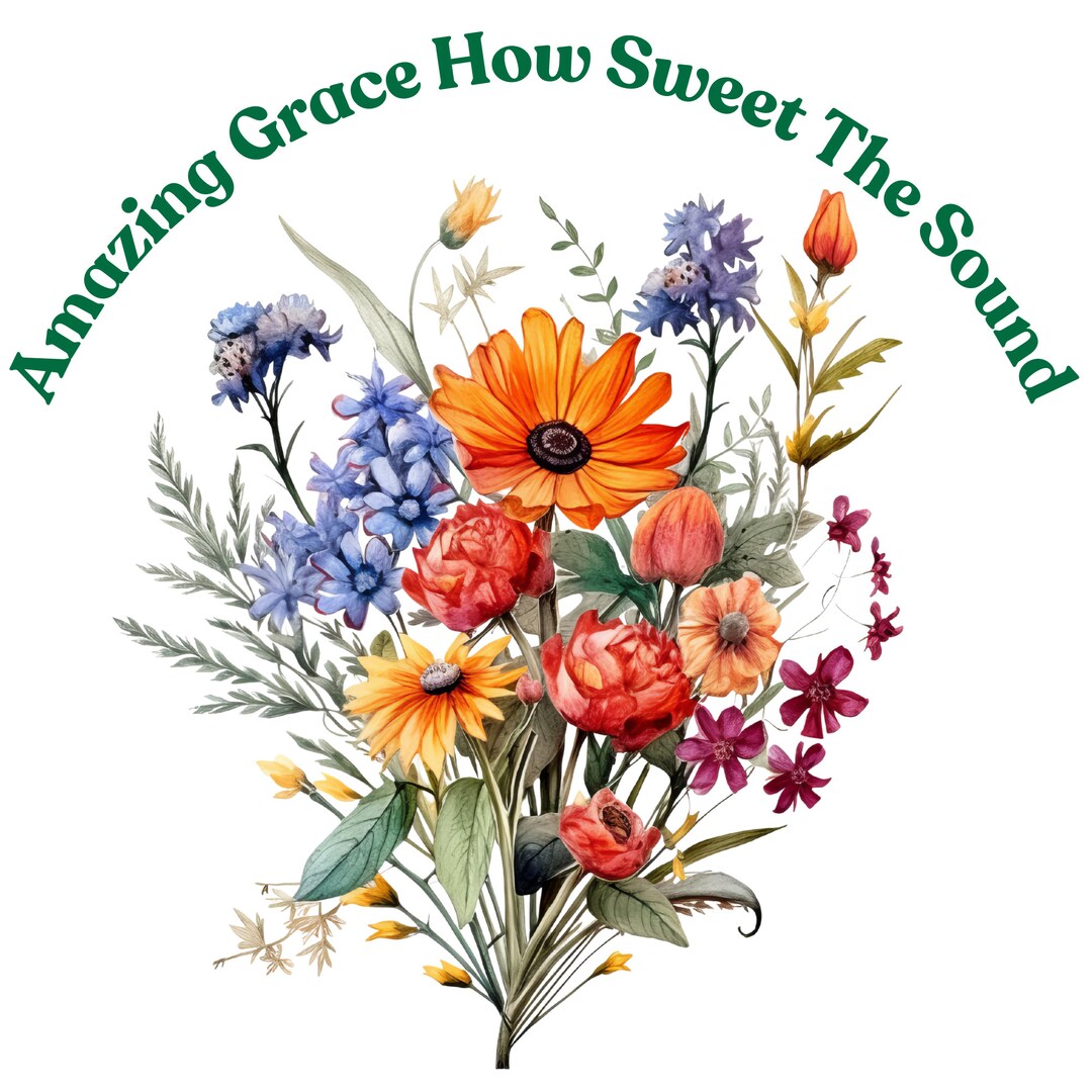 Amazing Grace -fabric Panel Square ~ 4,5,6, 8, 10, 12, 14 Inch Fabric ...