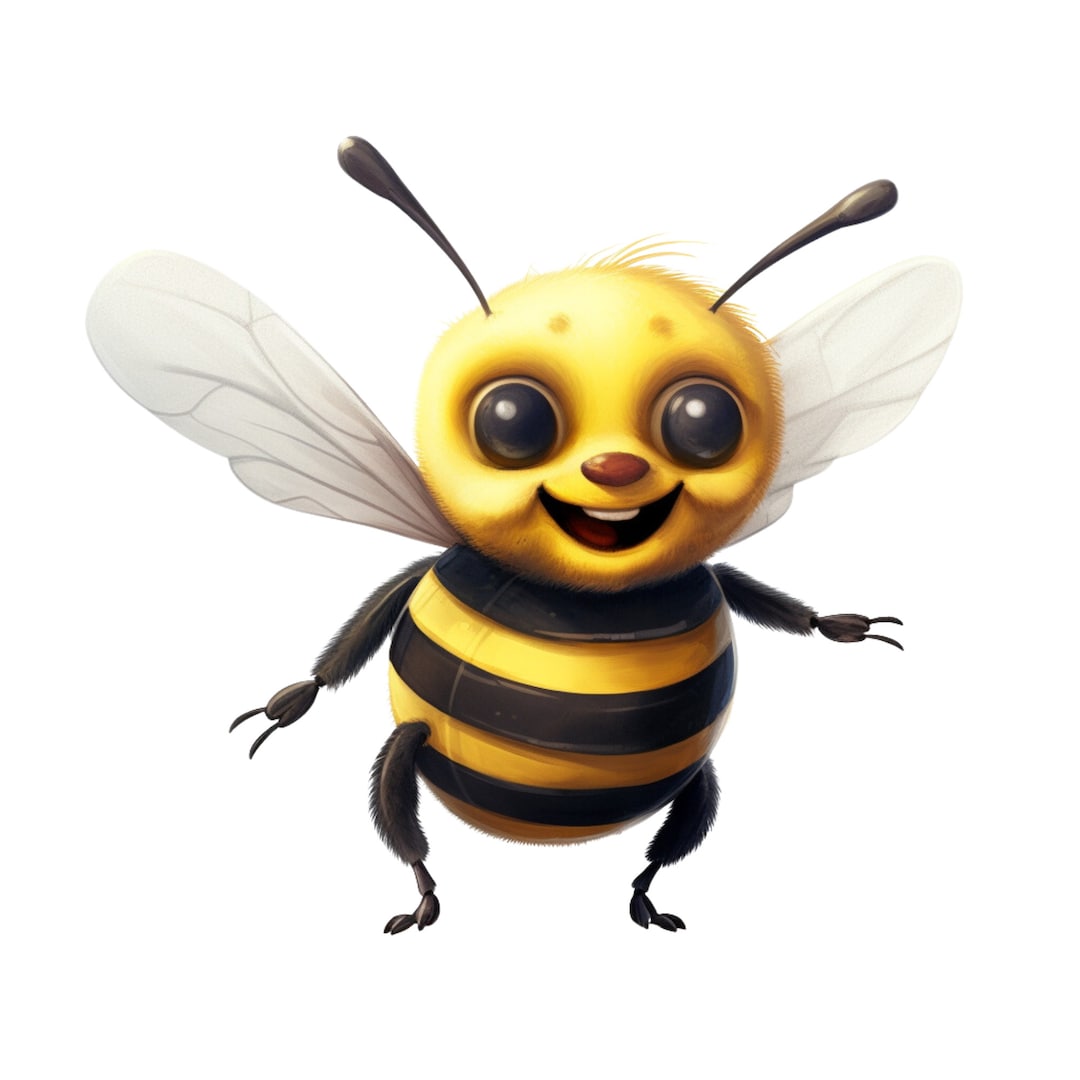 Happy Bumble Bee Fabric Panel ~ 4,5,6, 8, 10, 12, 14, Inch Fabric Panel ...