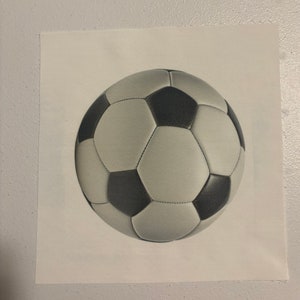 Soccer Ball -fabric Panel Square ~ 4,5,6, 8, 10, 12, 14" for Sewing ...