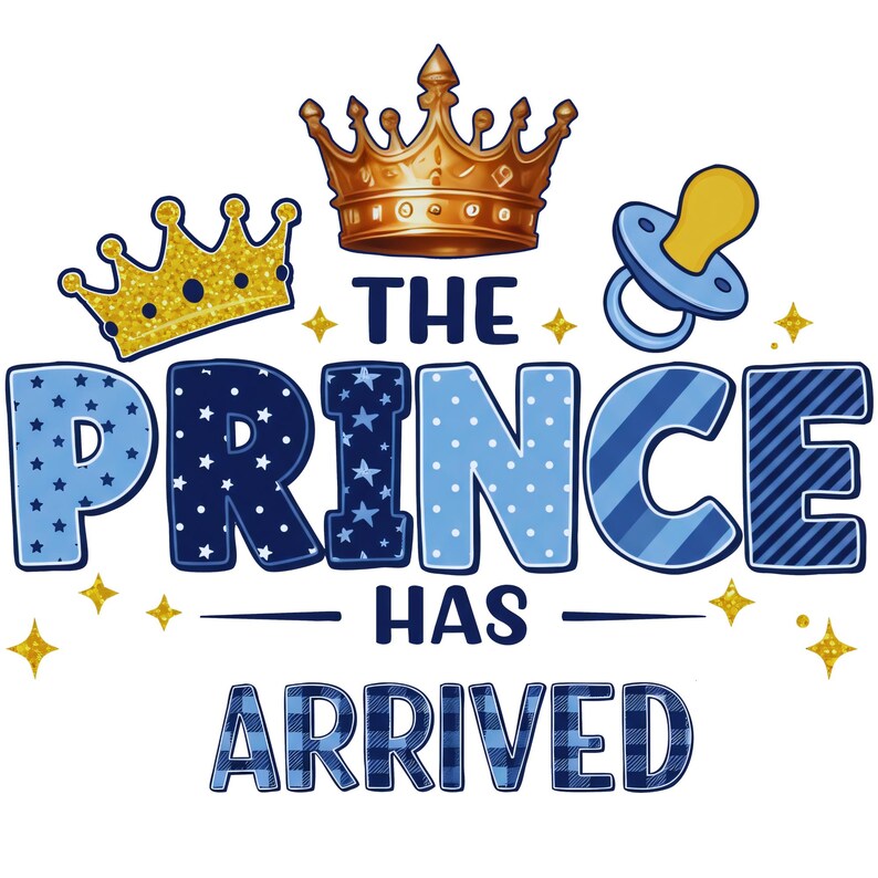 Baby Prince- Fabric Panel Square ~4"x4",5x5, 6x6, 8x8, 10x10, 12x12 ...