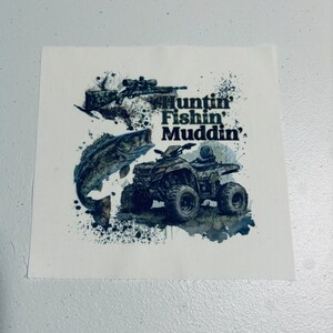 Hunting Fishing Mudding- Fabric Panel Square ~4"x4",5x5, 6x6, 8x8 ...