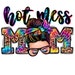 Hot Mess Mom - Fabric Panel ~4,5, 6, 8, 10, 12, 14 Inch Fabric Panel ...