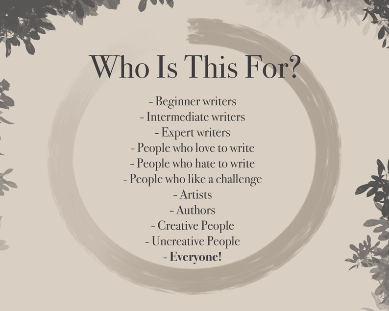 Creative Writing Workbook for Writers Guide to Improve Writing Exercise ...