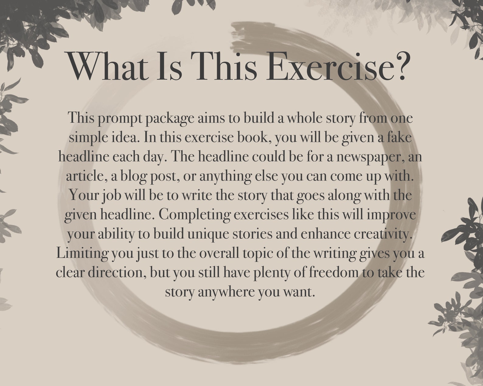 Creative Writing Prompts for Writers Guide to Improve Writing Exercise ...