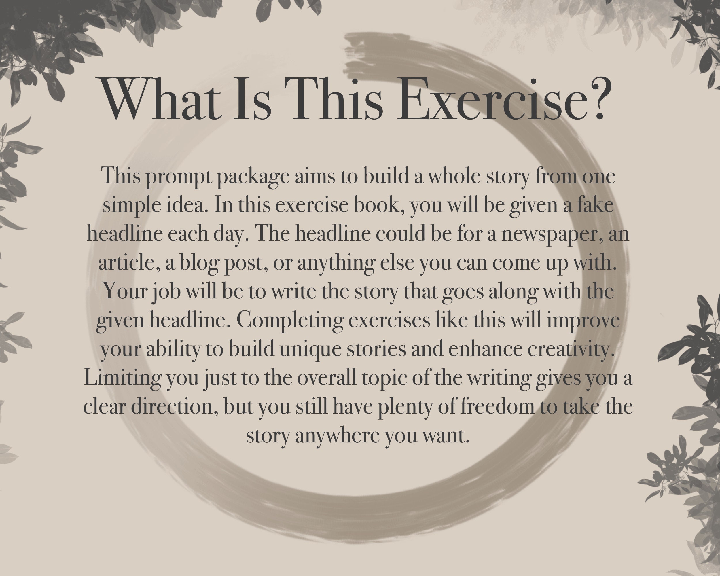 Creative Writing Prompts for Writers Guide to Improve Writing Exercise ...