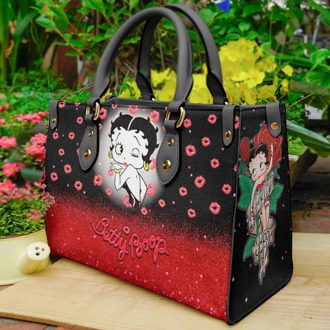 Betty Boop Bag and Hand Bag, Betty Boop Shirt Gift, Betty Boop Travel ...