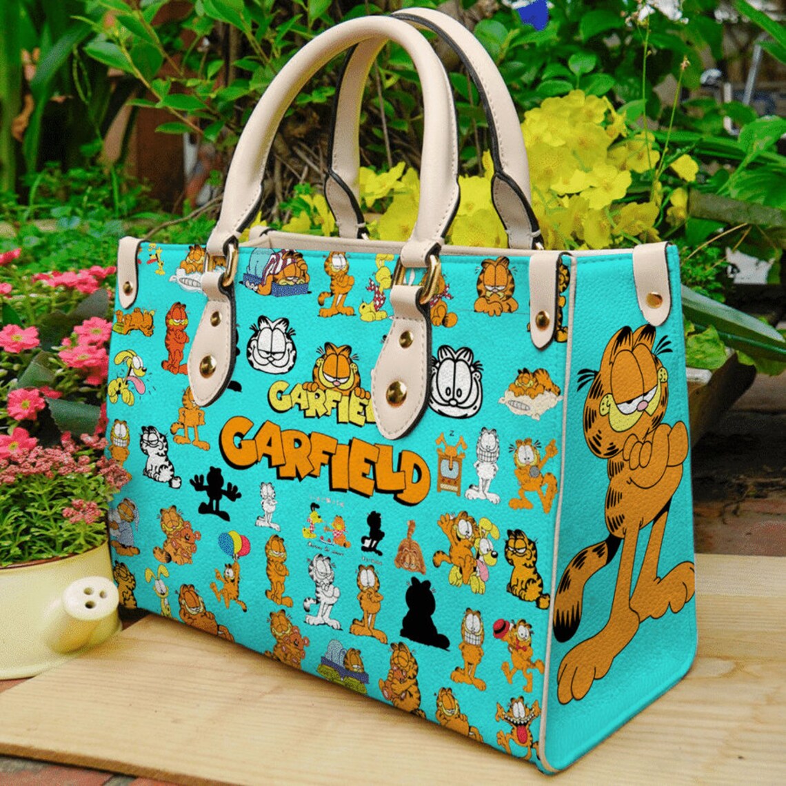 Garfield Bag Garfield Totebag Garfield Shirt Garfield - Etsy