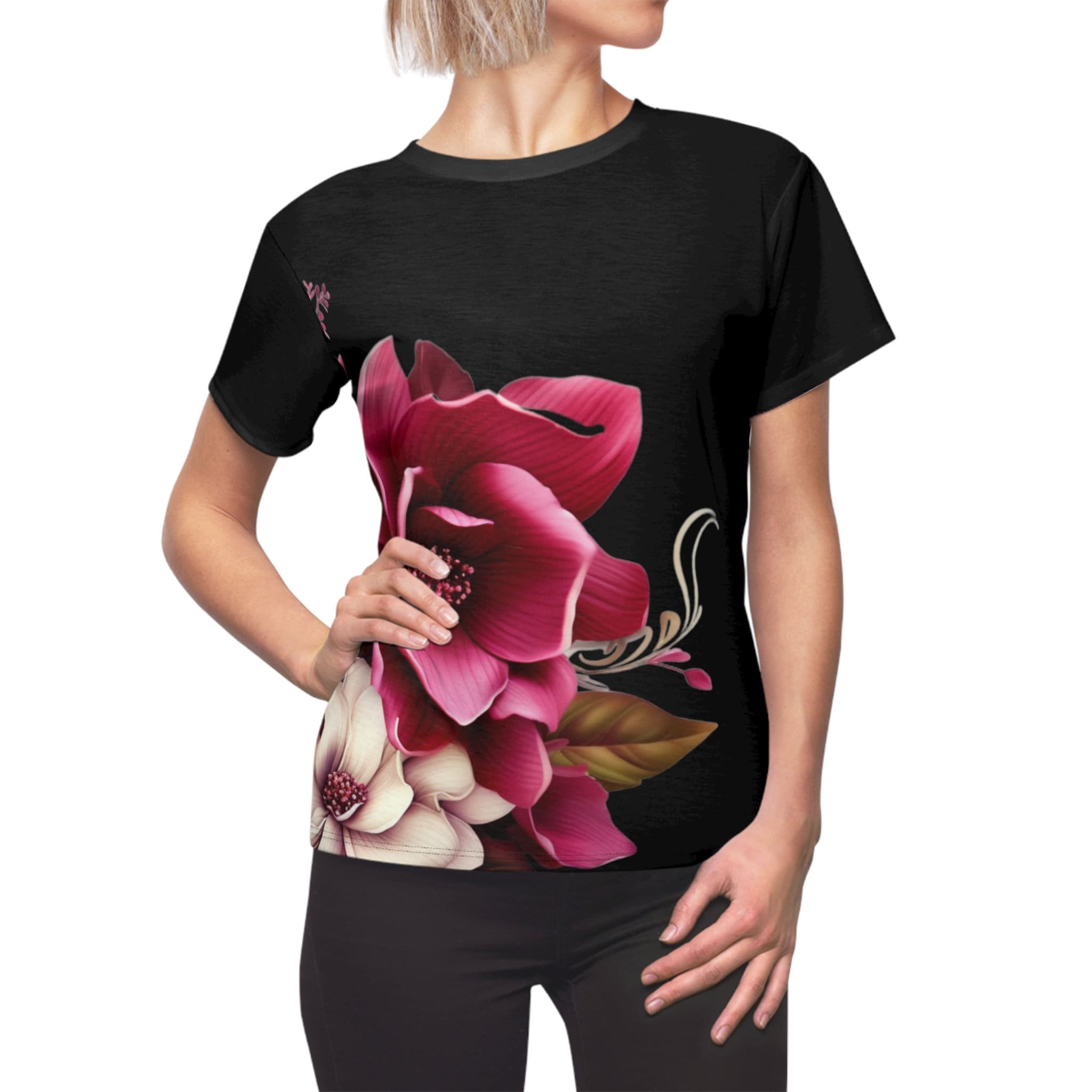 Flower Shirt, Gift for Her, Floral Print Shirt, Shirts, gift, shirt ...