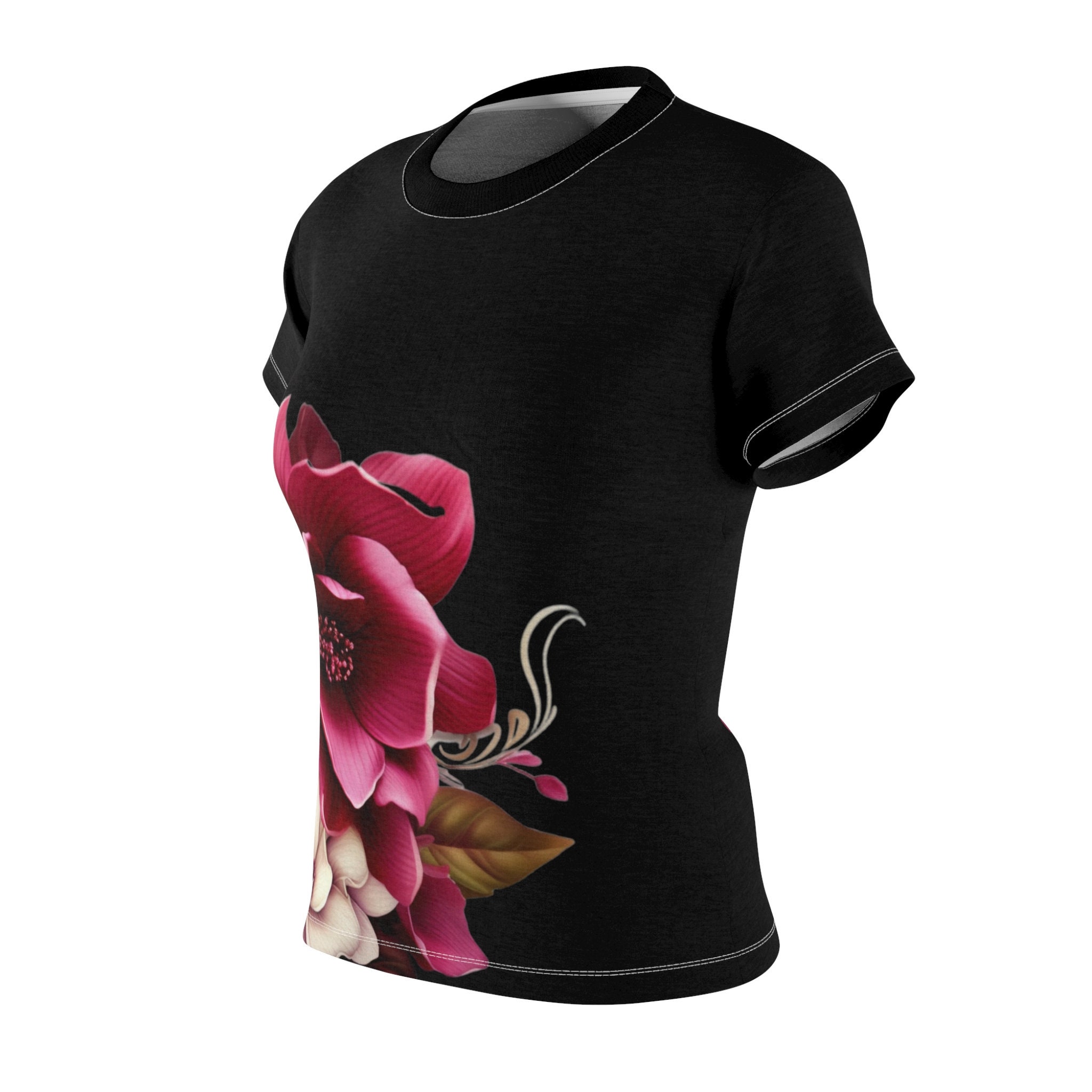 Flower Shirt, Gift for Her, Floral Print Shirt, Shirts, gift, shirt ...