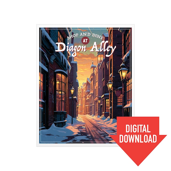 Diagon Alley Art - Etsy