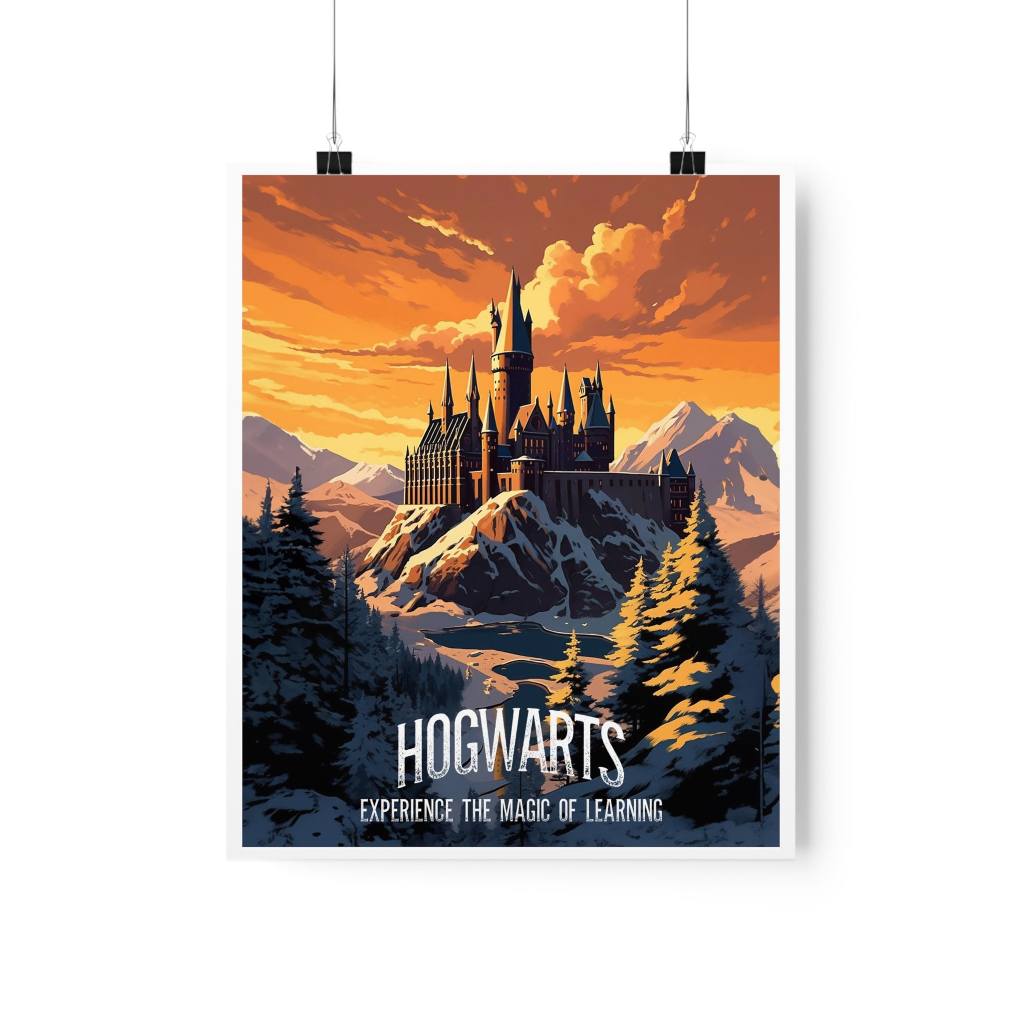 Harry Potter Hogwarts School of Witchcraft and Wizardry Premium Matte ...