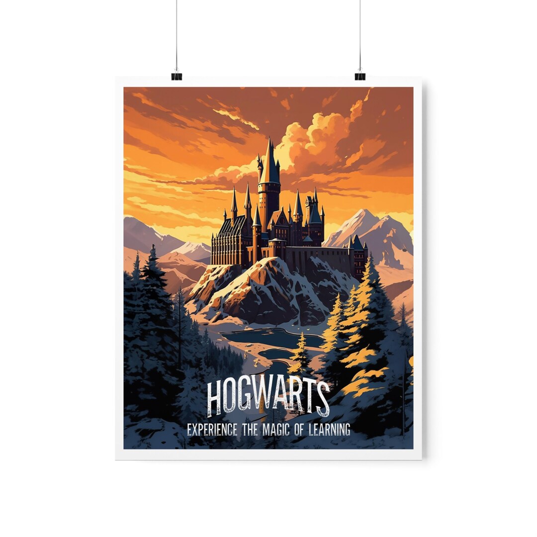 Harry Potter Hogwarts School of Witchcraft and Wizardry Premium Matte ...