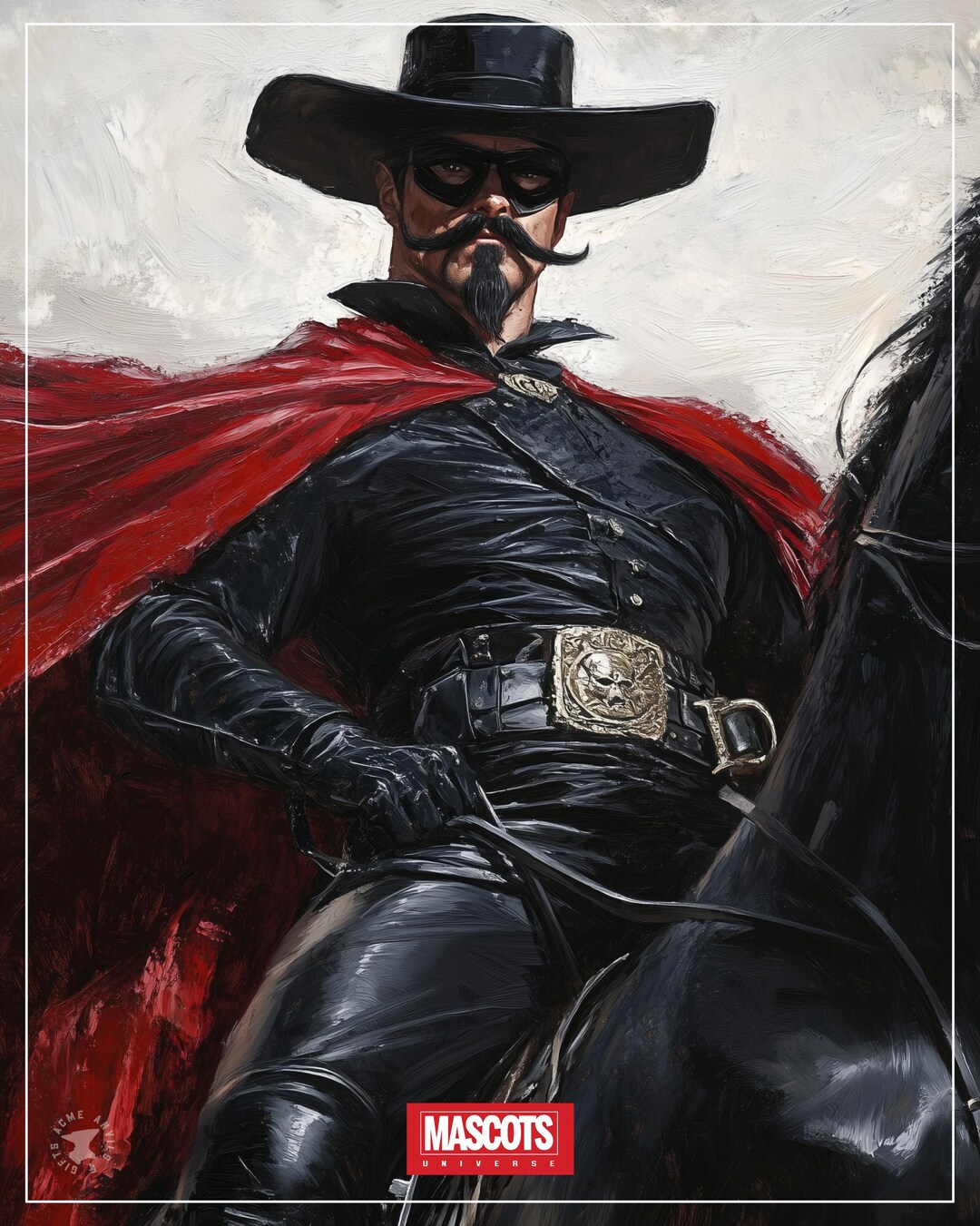 College Mascots Universe Texas Tech Masked Rider 16 X 20 In. Poster - Etsy