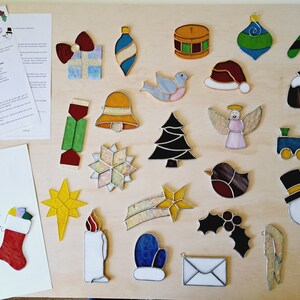 Stained Glass Advent Calendar - Etsy