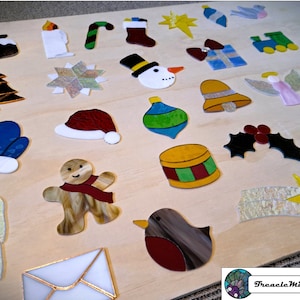 Stained Glass Advent Calendar - Etsy