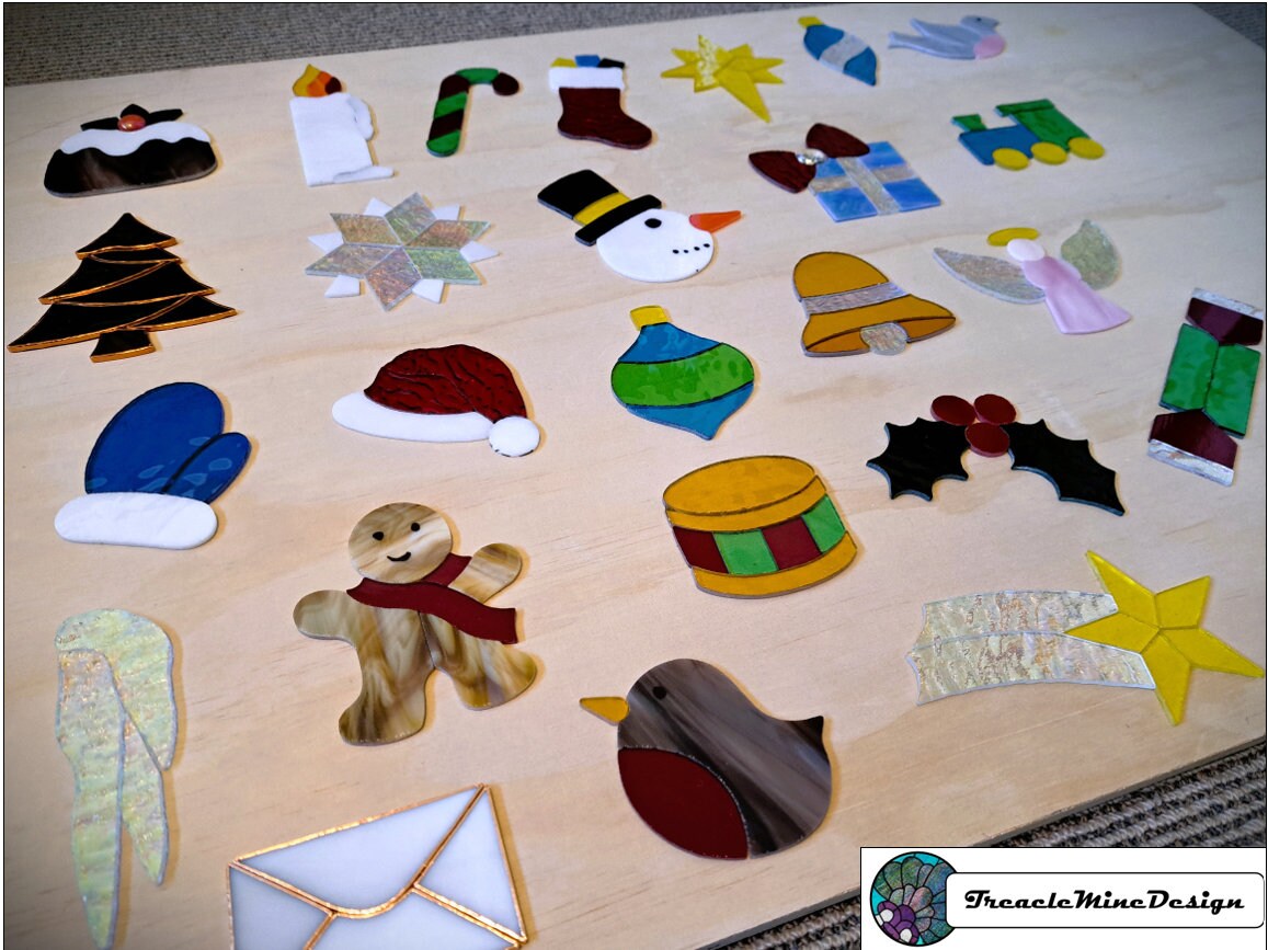 Stained Glass Advent Calendar - Etsy