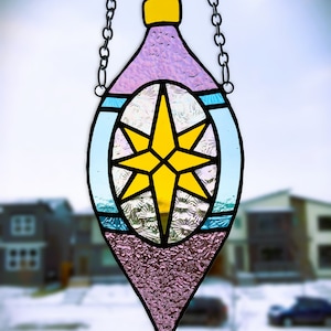 Vintage Christmas Bauble Suncatchers - Etsy